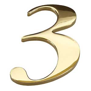 Solid Brass Sign Letters & Numbers | Flat Cut Metal Letters